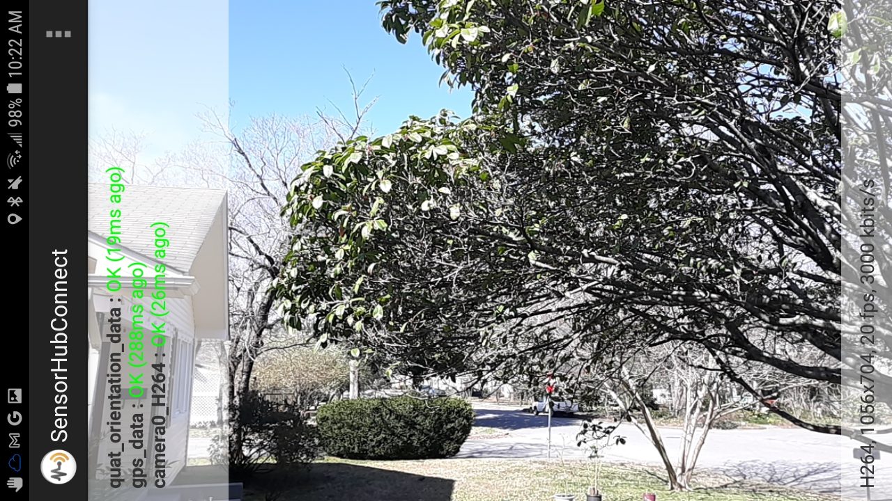 OSH SensorHubConnect on Android – OpenSensorHub